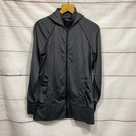 Mondetta | Jackets & Coats | Gray And Black Mondetta Hooded Longer ...